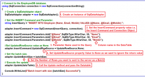 Batch Operations in C# Using ADO.NET - Dot Net Tutorials