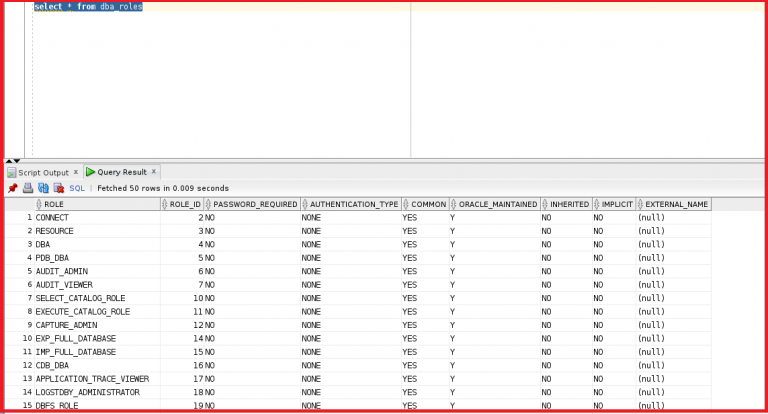 Common Roles In Oracle With Examples Dot Net Tutorials