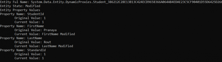 DbEntityEntry Class in Entity Framework - Dot Net Tutorials