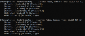 Logging Database Commands in Entity Framework