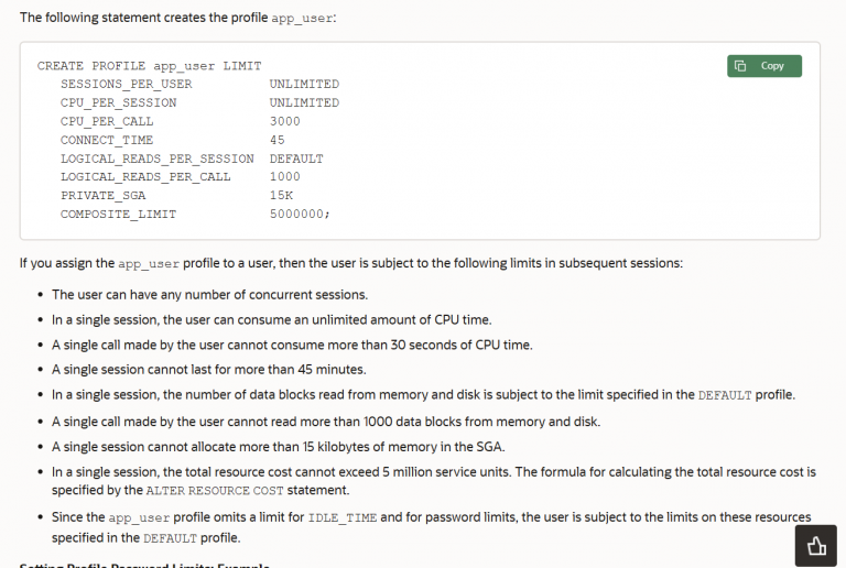 Resource Parameters In Oracle With Examples Dot Net Tutorials