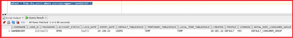 Creation of Common Profile in Oracle - Dot Net Tutorials