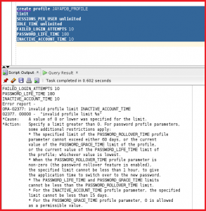 Creation of Profile in Oracle Pluggable Database - Dot Net Tutorials