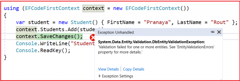 MaxLength and MinLength Attribute in Entity Framework