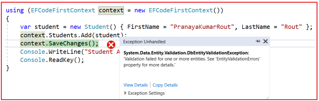 MaxLength and MinLength Attribute in Entity Framework