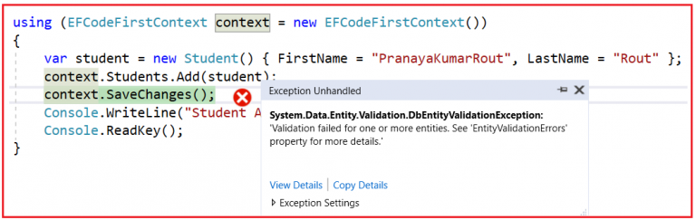 MaxLength and MinLength Attribute in Entity Framework