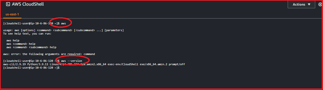 AWS CLOUD SHELL - Dot Net Tutorials