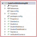 Existing Database using Entity Framework Code First Approach