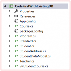 Existing Database using Entity Framework Code First Approach