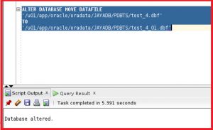 Moving or Renaming Datafile in Oracle - Dot Net Tutorials