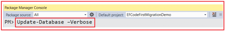 Code Based Migration In Entity Framework Code First Approach