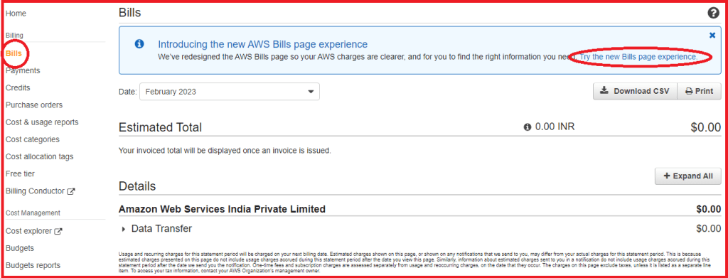 AWS Budget Setup - Dot Net Tutorials