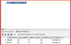 DDL Triggers in Oracle with Examples - Dot Net Tutorials
