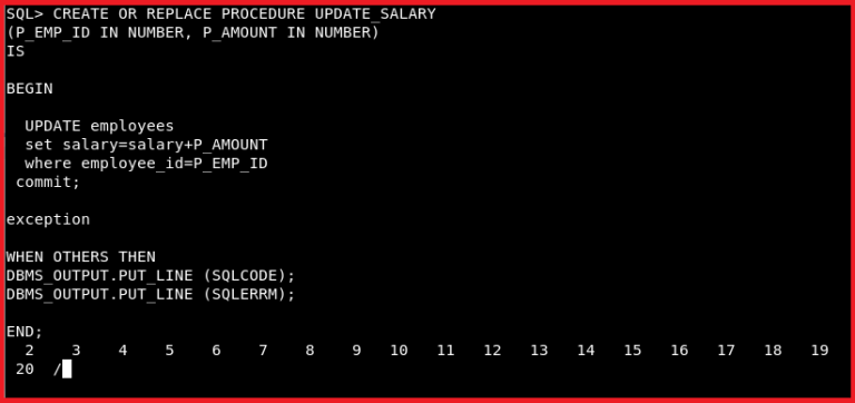 Oracle Stored Procedure with IN Parameter - Dot Net Tutorials