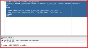 Exception Handing in Oracle Stored Procedure - Dot Net Tutorials