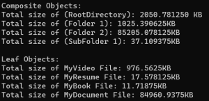Real-Time Example of Composite Design Pattern in C#