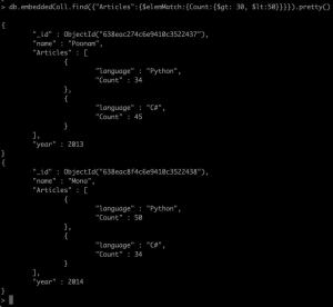 MongoDB Embedded Documents with Examples - Dot Net Tutorials