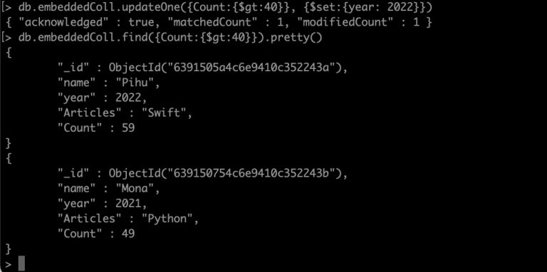 MongoDB Greater Than Operator - Dot Net Tutorials