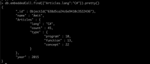 MongoDB Embedded Documents with Examples - Dot Net Tutorials