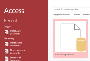 Microsoft Access Database is in an Inconsistent State Error
