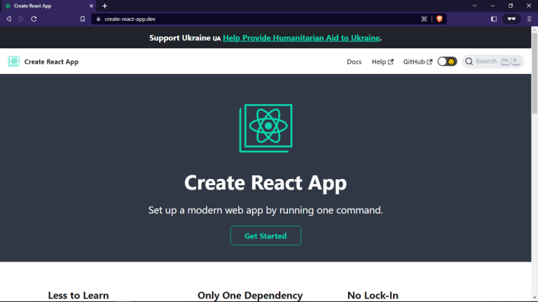 Creating a new React Project - Dot Net Tutorials