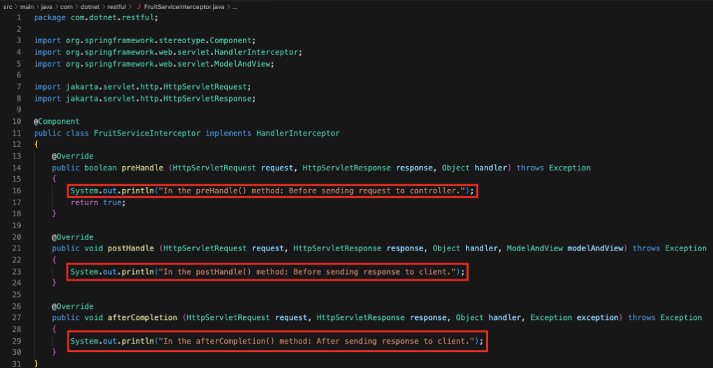Spring Boot Interceptor with Examples - Dot Net Tutorials