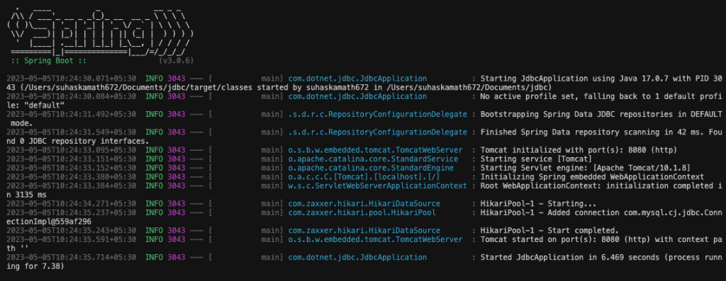 Spring Boot Jdbc With Examples Dot Net Tutorials