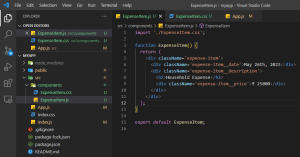Adding CSS Styling in React Project - Dot Net Tutorials