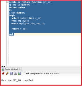 How to Create User Defined Function in Oracle - Dot Net Tutorials