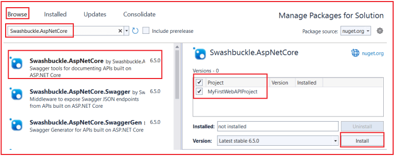 How to Install Swagger API in ASP.NET Core Web API - Dot Net Tutorials