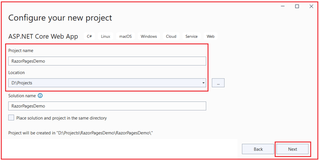 Asp Core Razor Pages Application Dot Net Tutorials