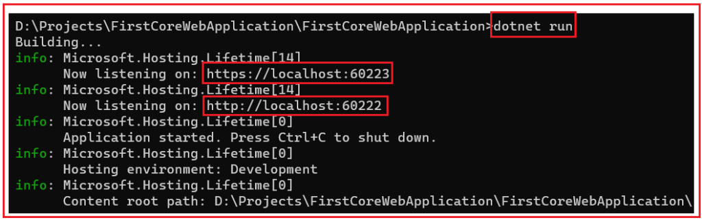 ASP.NET Core OutOfProcess Hosting - Dot Net Tutorials