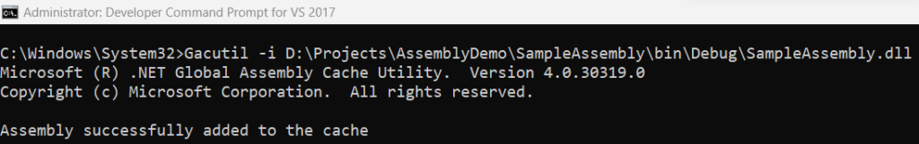 How to Install an Assembly into GAC in .NET Framework - Dot Net Tutorials