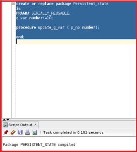 PRAGMA SERIALLY_REUSABLE in Oracle with Examples - Dot Net Tutorials