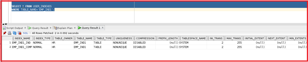 Indexes in Oracle with Examples - Dot Net Tutorials