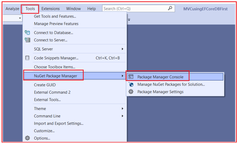 Aspnet Core Mvc With Ef Core Db First Approach Dot Net Tutorials