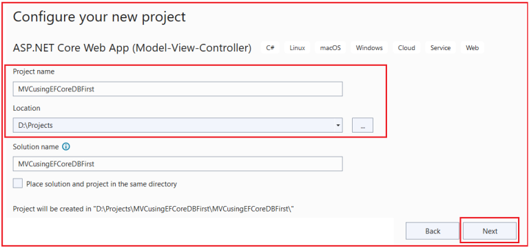 Aspnet Core Mvc With Ef Core Db First Approach Dot Net Tutorials