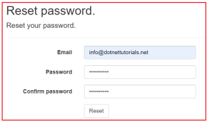 How to Implement Forget Password ASP.NET Identity - Dot Net Tutorials
