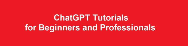 ChatGPT Tutorials for Beginners and Professionals - Dot Net Tutorials