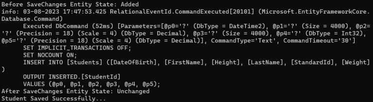 CRUD Operations in Entity Framework Core (EF Core) - Dot Net Tutorials