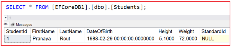 Crud Operations In Entity Framework Core Ef Core Dot Net Tutorials