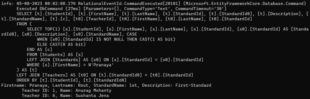 Eager Loading In Entity Framework Core Ef Core Dot Net Tutorials 4321