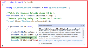TimeStamp Attribute in Entity Framework Core (EF Core) - Dot Net Tutorials