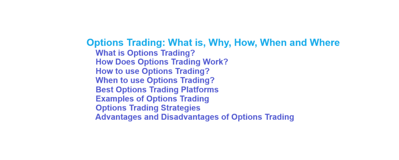 Options Trading: What is, Why, How, When and Where - Dot Net Tutorials
