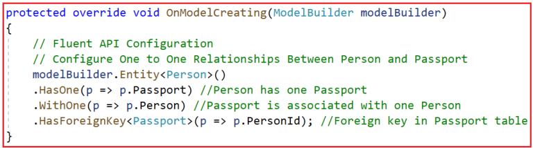 One-to-One Relationships in Entity Framework Core - Dot Net Tutorials