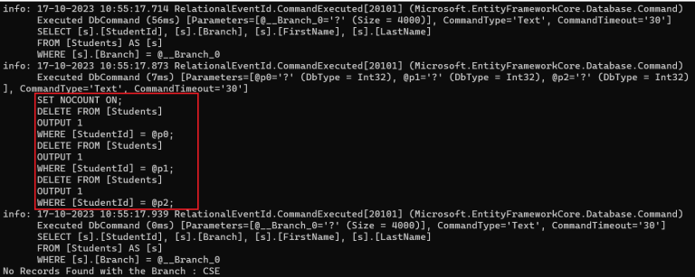 Bulk Operations in Entity Framework Core - Dot Net Tutorials