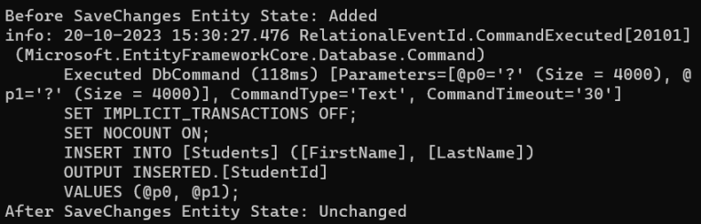 Disconnected Entities In Entity Framework Core Dot Net Tutorials