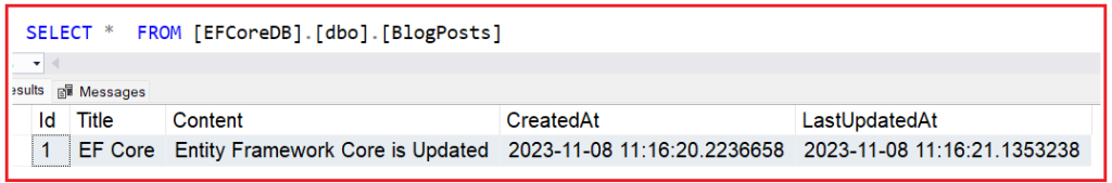 Shadow Properties in Entity Framework Core (EF Core) - Dot Net Tutorials