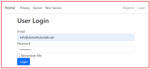 Redirect to ReturnUrl After Login in ASP.NET Core - Dot Net Tutorials