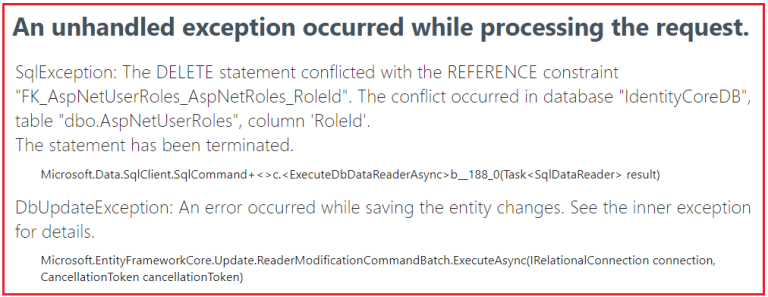 How To Enforce On Delete No Action In Aspnet Core Identity Dot Net Tutorials